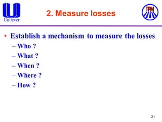 6 big losses at work place and how to recover that losses | PDF