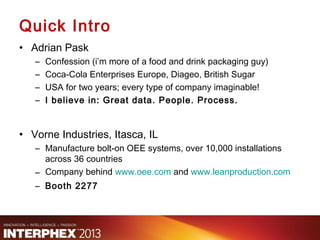 OEE Interphex New York 2013 | PPT