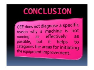 Oee modified | PPTX