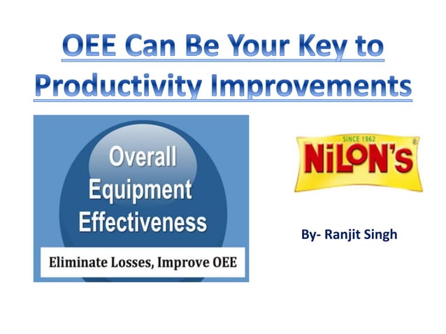 Oee part 2 | PPT
