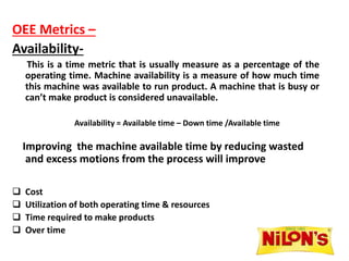 Oee part 2 | PPT