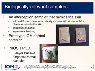 Monitoring dermal exposure to chemicals | PPT | Free Download