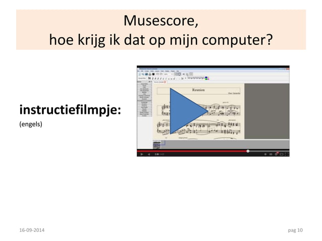 Zingen Oefenen met MuseScore | PPTX | Digital Audio | Computer Software and Applications