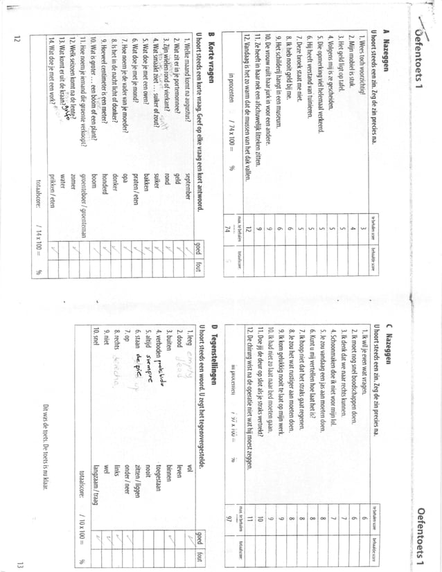 Oefentoets (1) TGN toets gesproken Nederlands | PDF