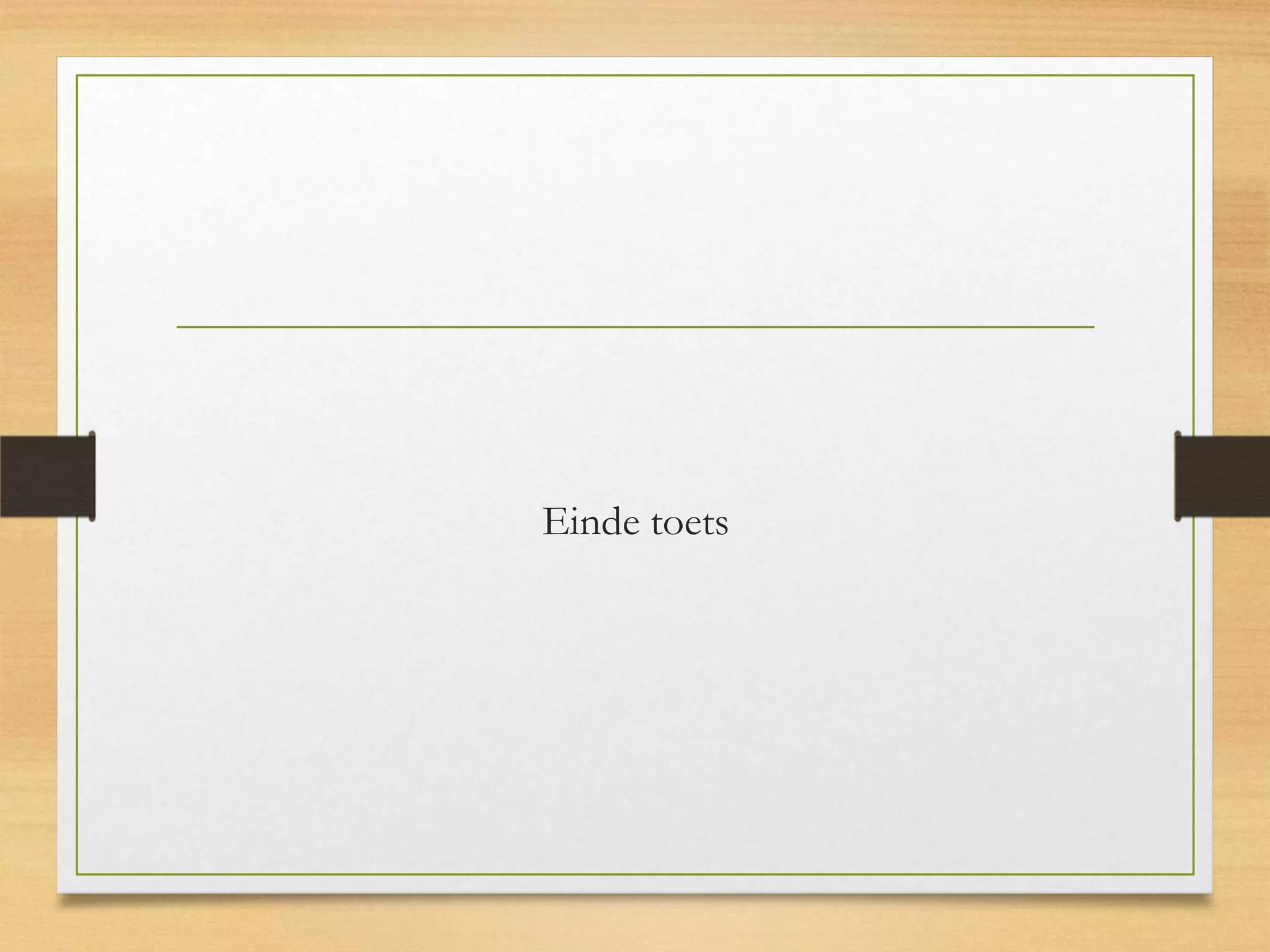 Oefentoets economie | PPTX