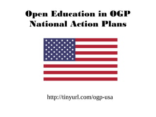 Open Government Partnership and Open Education Policy | ODP