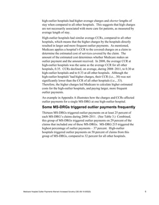 Medicare Hospital Outlier Payments | PDF | Health Insurance | Insurance