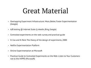 Overlapping Experiments Infrastructure | PDF | Search | Internet
