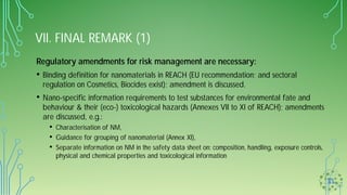 RISK MANAGEMENT OF NANOMATERIALS | PDF