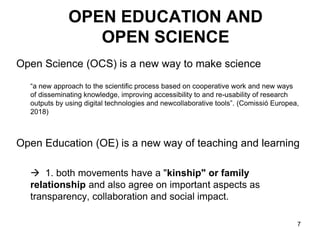 Open Education in Europe: Overview, integration with Open Science and ...