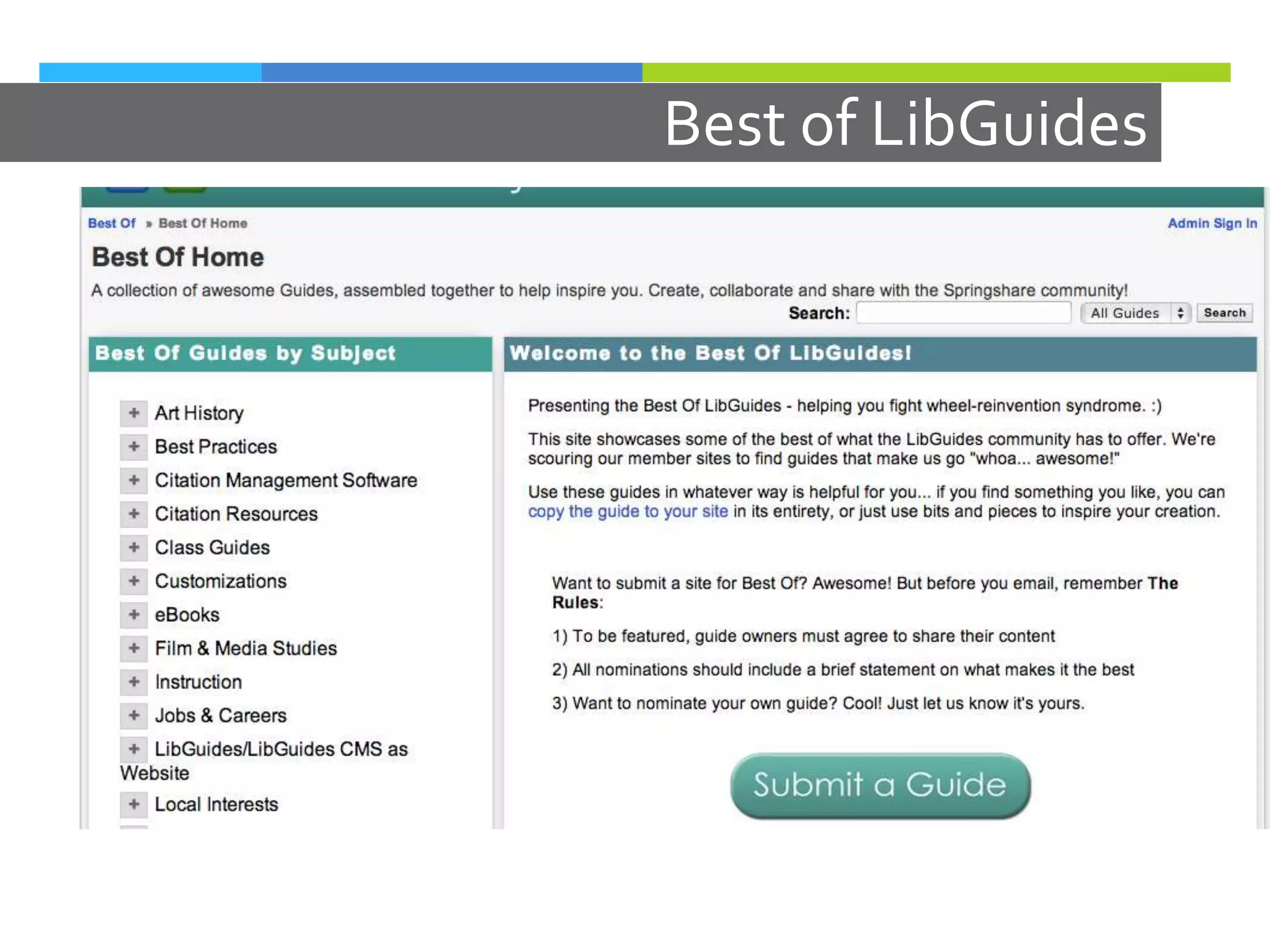 Enhancing the User Experience with LibGuides | PPTX