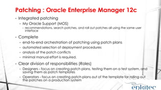 Oem12c patching -OOW13 | PPT
