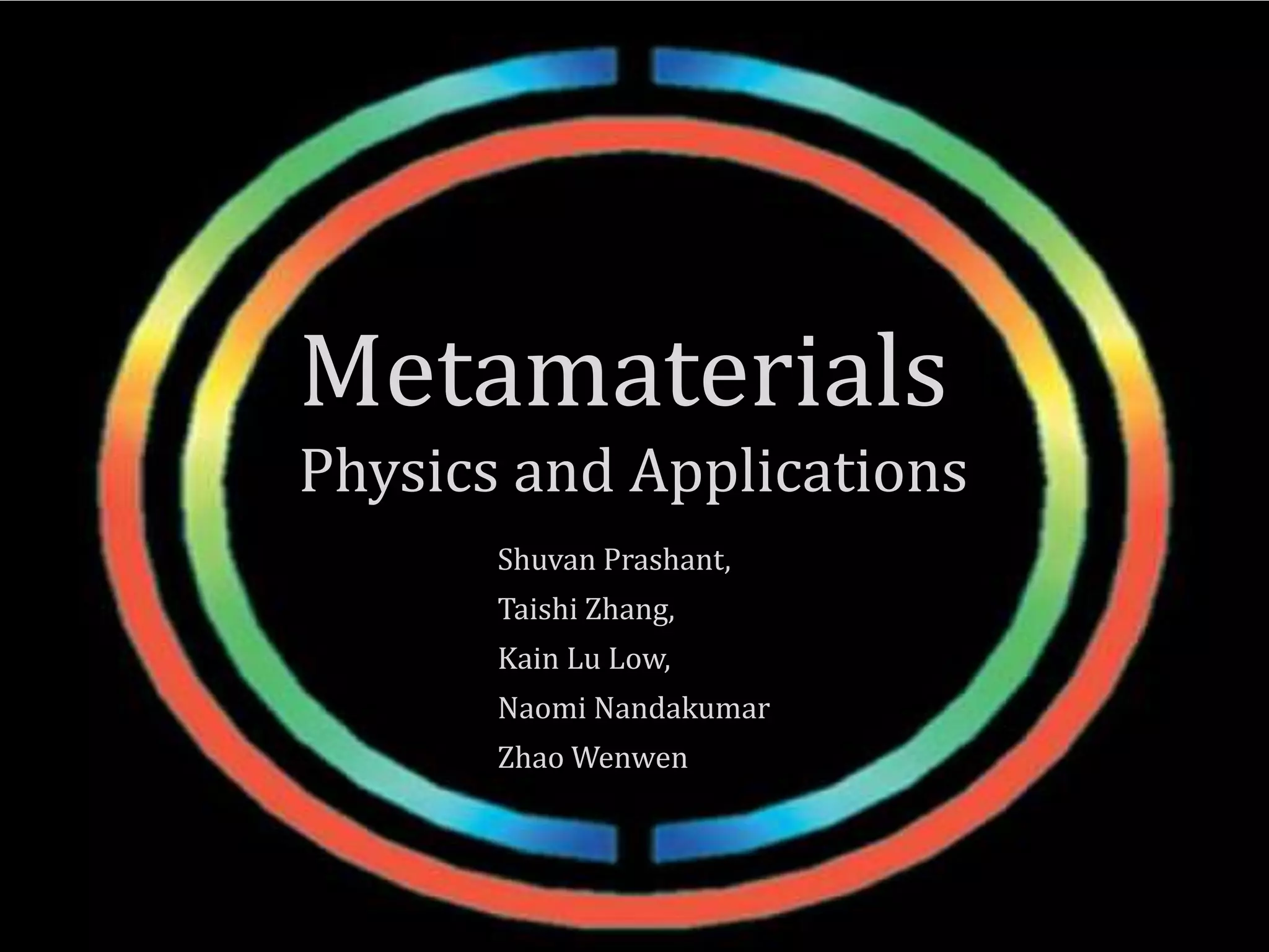 Metamaterials | PPTX