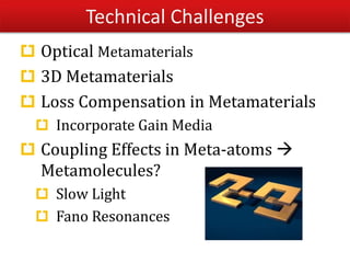 Metamaterials | PPTX