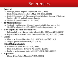 Metamaterials | PPTX