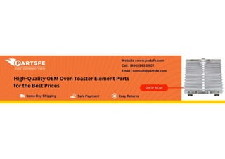 Toaster Oven Heating Element | Heating Element Replacement - PartsFe ...