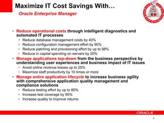 Oracle Enterprise Manager | PPT | Computing | Technology & Computing