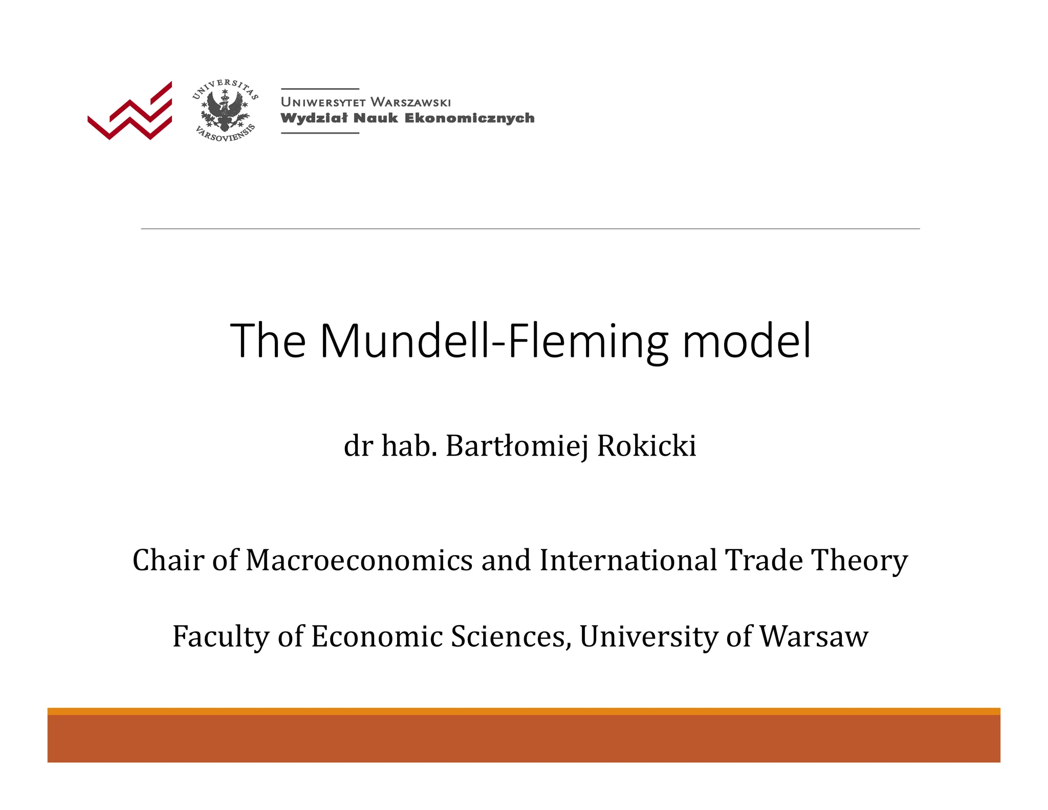 mundell_fleming_model_international_macro economics | PDF