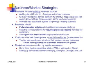 OEM to ISP Transformation | PDF
