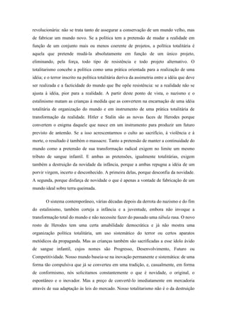 O Enigma da Infância - ou o que vai do impossível ao verdadeiro | DOCX