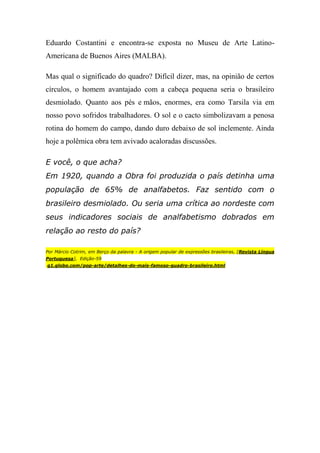 O Enigmático Significado do Abapuru | PDF