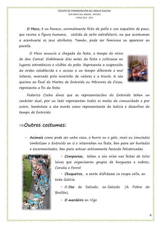 UNIDADE DIDÁCTICA DO ENTROIDO 2014 | PDF