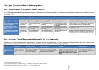 Guidelines on Open Educational Practices | PDF