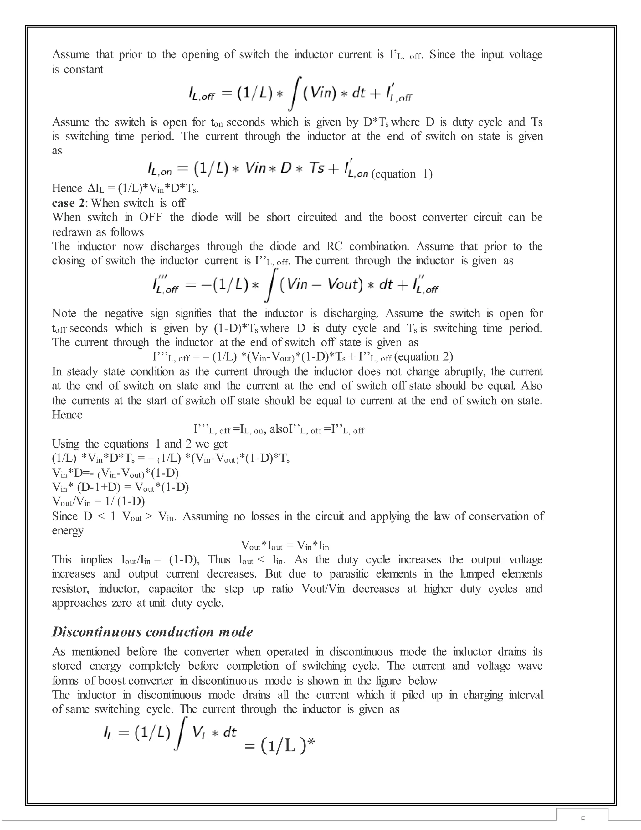 Simulation Of Boost Converter Using Matlab Simulink Pdf