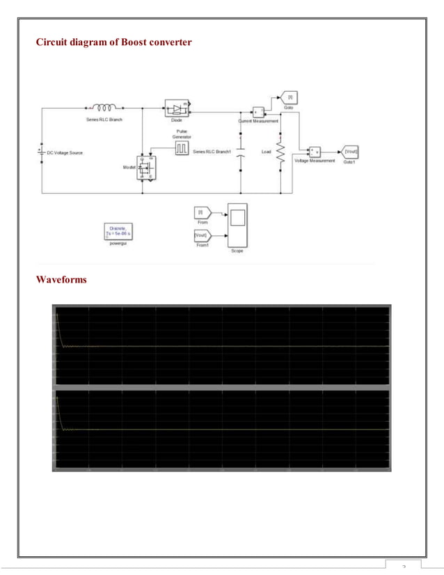 Simulation of Boost Converter Using MATLAB SIMULINK. | DOCX | Consumer Electronics | Technology ...