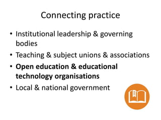 Connecting Open Practice | PPT