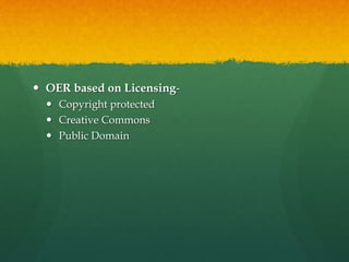Types of Open Educational Resources (OER) | PPTX