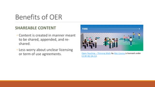 Benefits and Challenges of Open Educational Resources (OER) | PPT