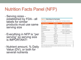 OER Dietary Planning and Food Labels.pptx