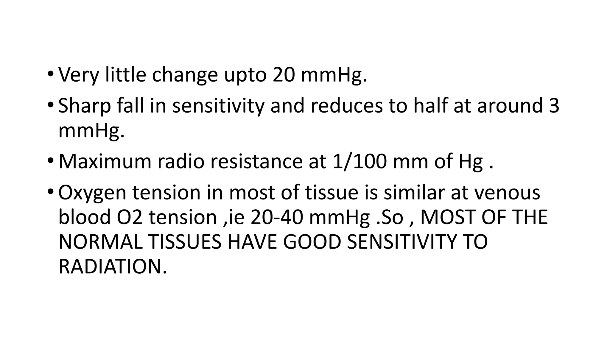 OER RADIATION ONCOLOGY ; OXYGEN ENHANCEMENT RATIO | PPTX