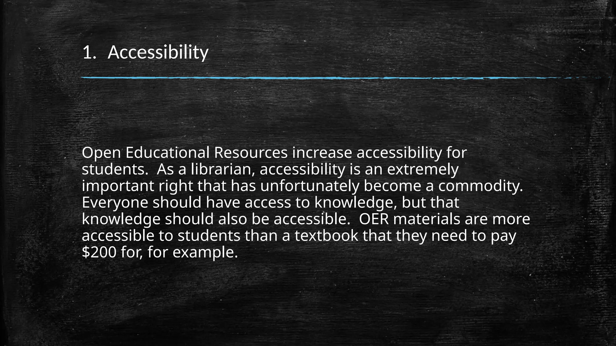 OER - Benefits and Challenges by Joshua Allen | PPTX