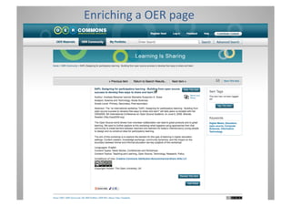 OER Collective Intelligence storyboard | PDF | Social Networking | Internet