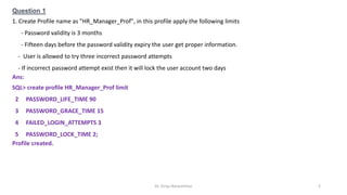 OER unit 2 User Profile Exercise Solution | PPT