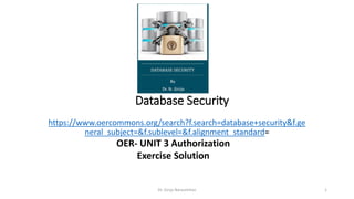 OER Unit 3 Authorization Exercise solution | PDF