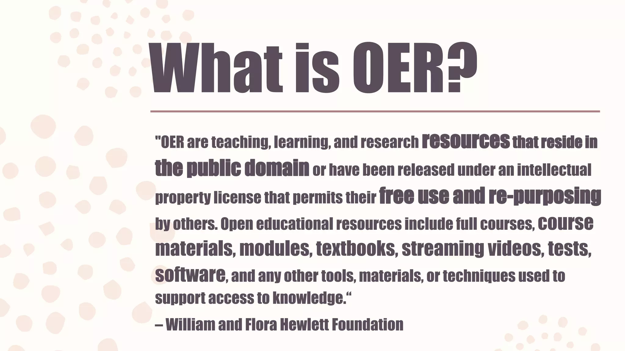 OER 101 | PPTX | Education industry | Industries