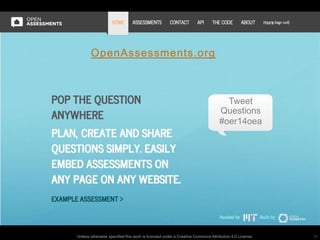 Open Embedded Assessments | PPTX