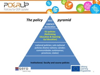 Mainstreaming OER - policies, strategies and initiatives | PPT