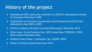 OER World Map Project | PPT