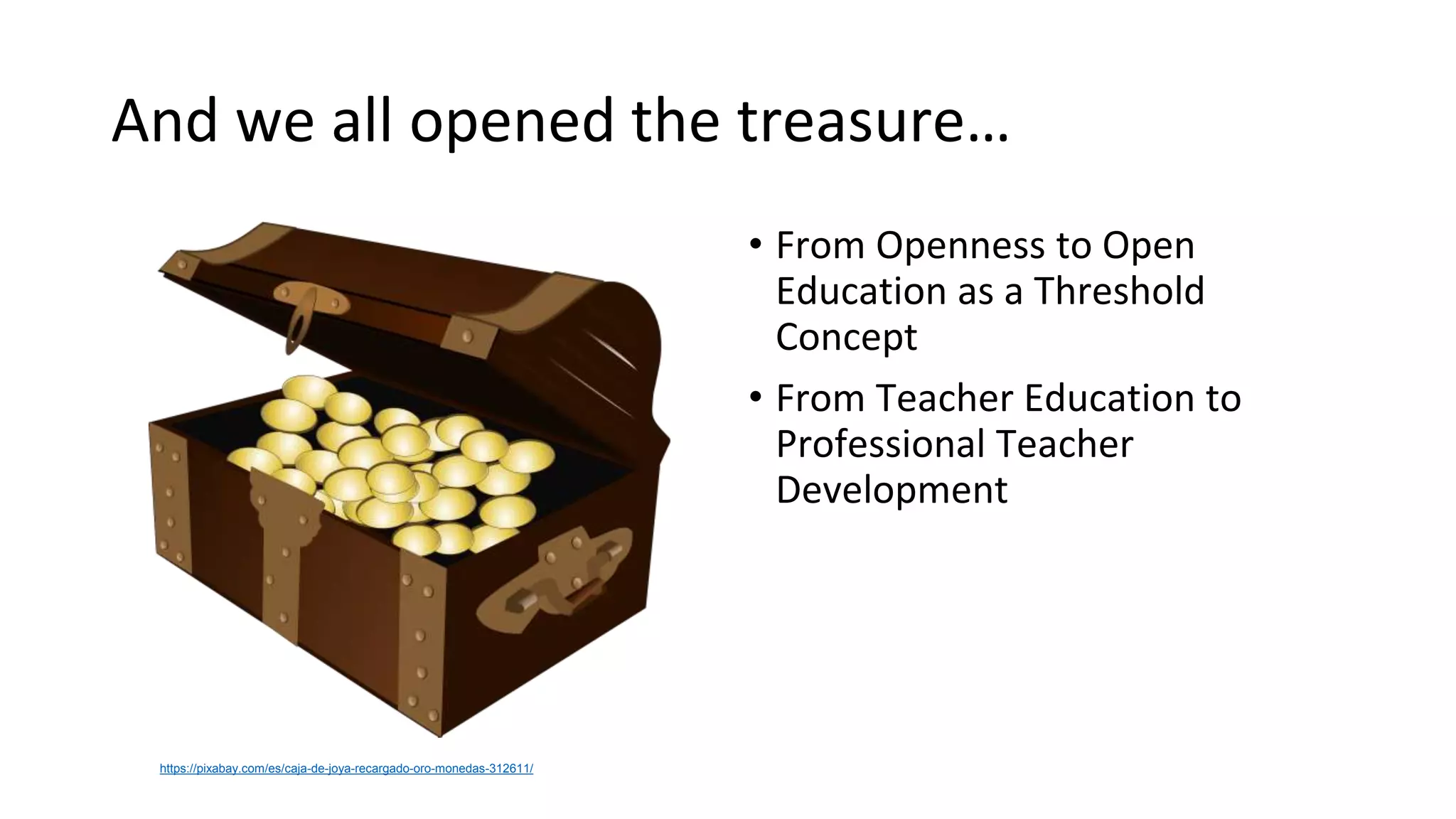 OER18 presentation- open thresholds | PPT