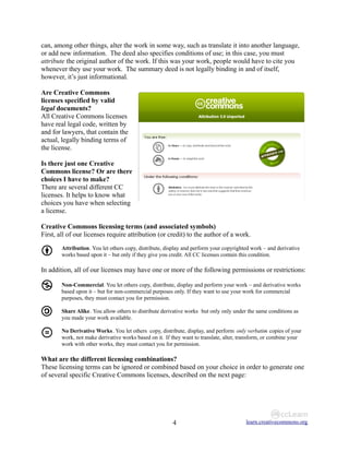 Oer and cc licensing | PDF
