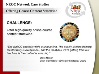 OER & NROC - Overview and Case Studies | PPT