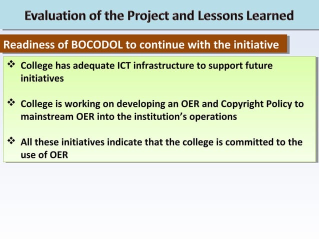 Oer casestudy botswana presentation | PPT