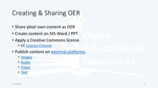 Oer cc rgukt | PPT
