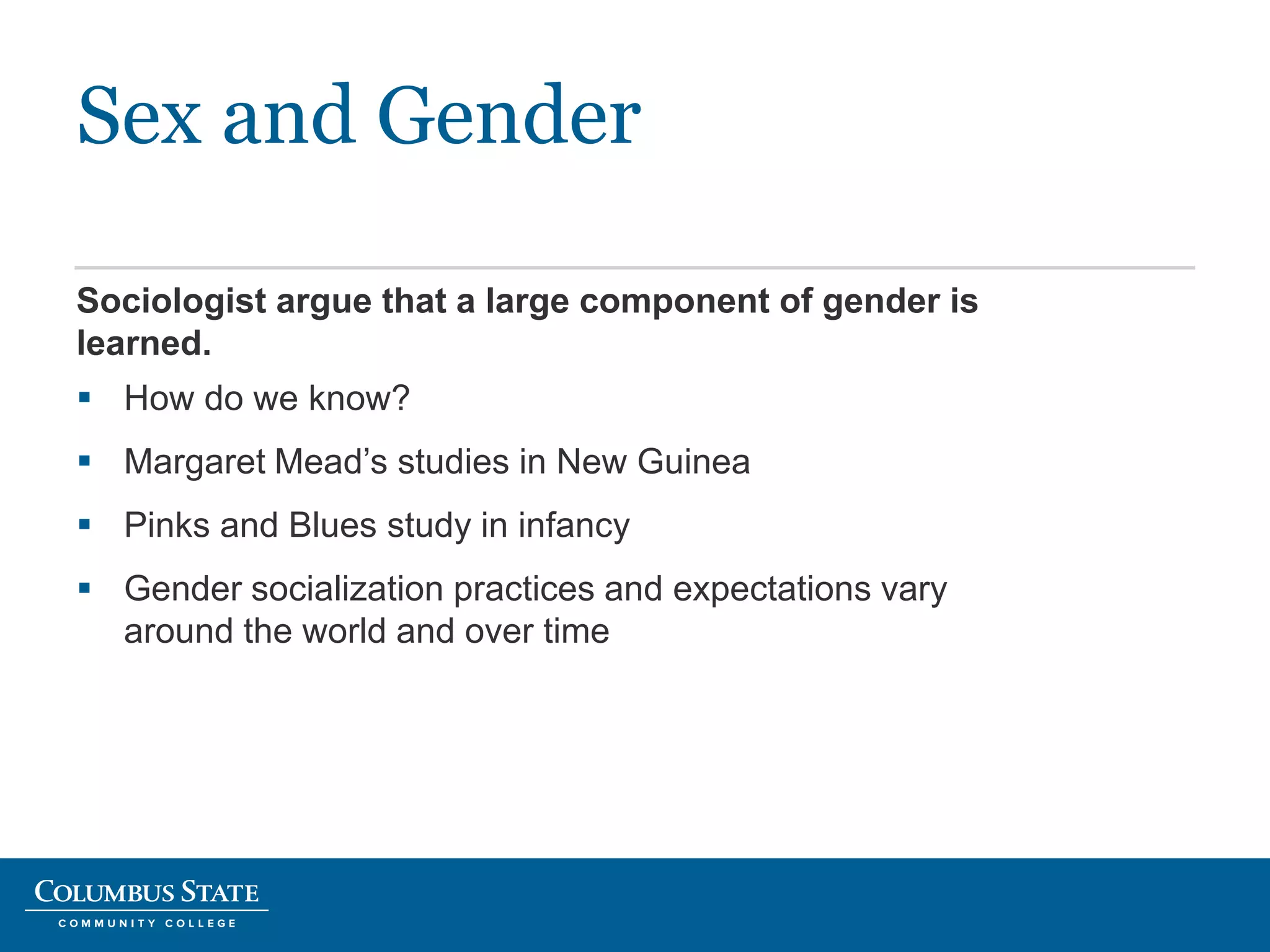 Oer Chapter 12 Sex And Gender Ppt