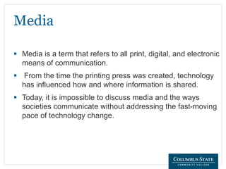 OER Chapter 8 - Media and Technology | PPTX