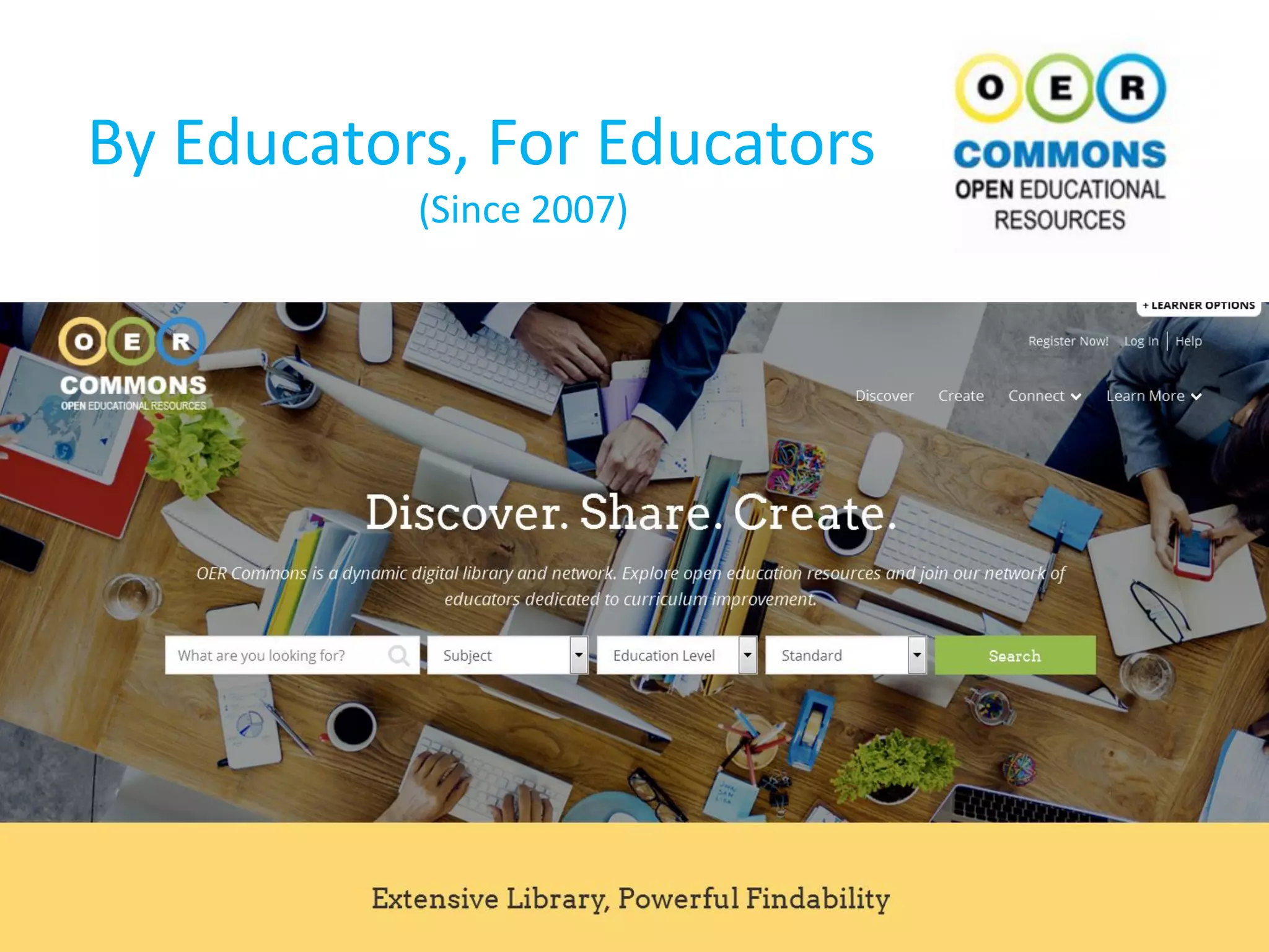 OER Commons: By Educators, For Educators | PDF | Technology & Computing
